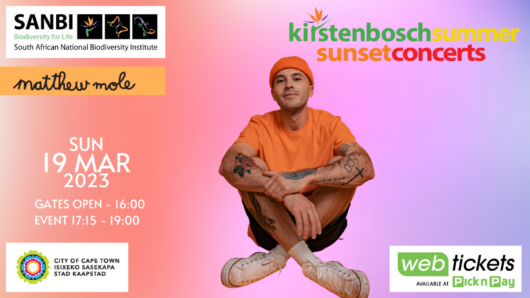 Kirstenbosch Summer Sunset Concerts - Matthew Mole - Cape Town Tourism
